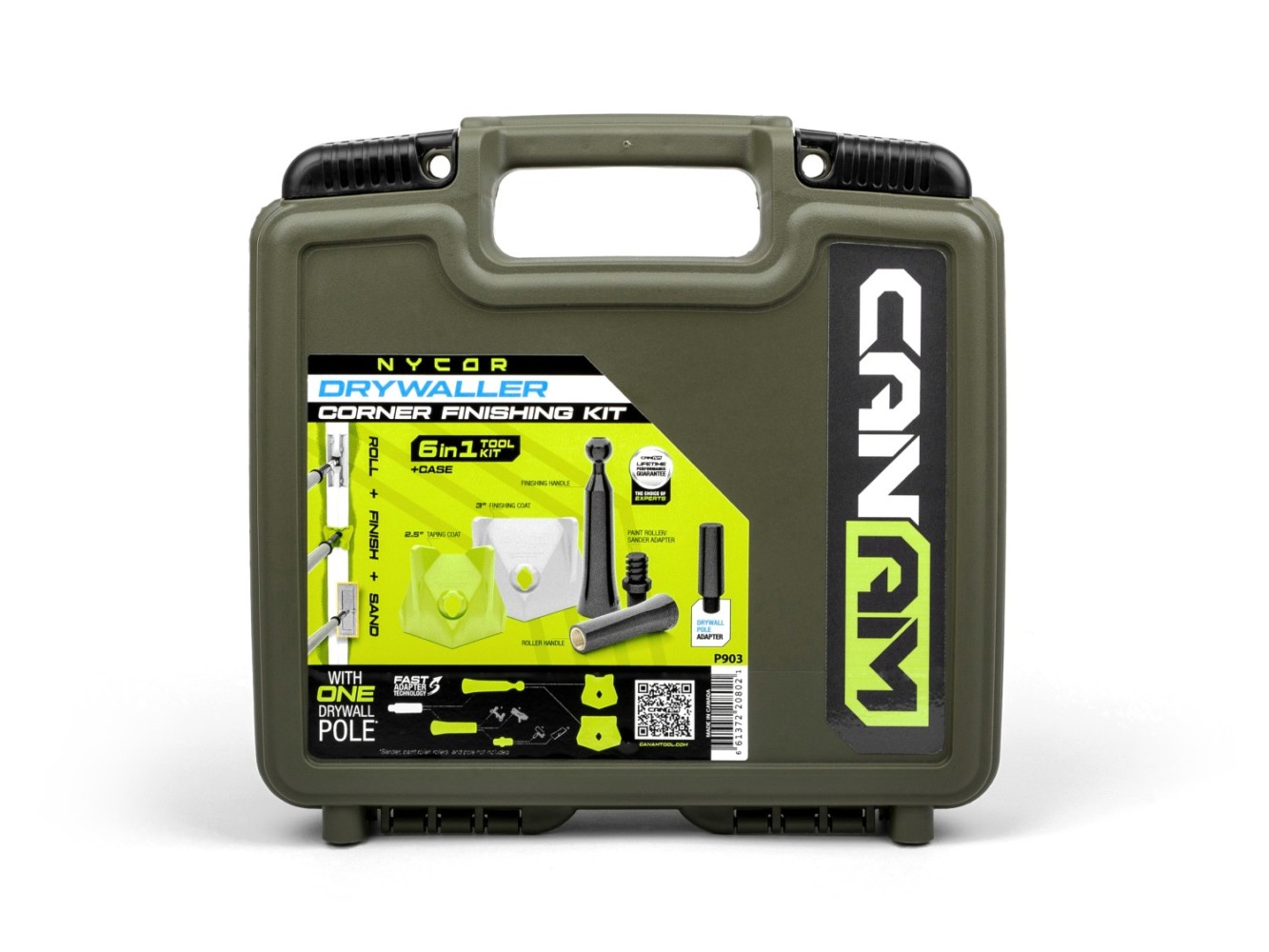 NyCor Drywaller Corner Finishing Kit (6-in-1 + Case) - Can-Am Tool Corp